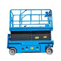 China Self Propelled Electric Scissor Lift Platform 450kg 10m Hydraulic Aerial Work Lift for sale