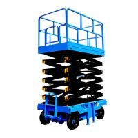 China 4 -10m 500kg Mobile Scissor Lift Platform Electric Scissor Type Lift Tables for sale