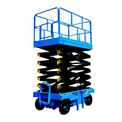 China 4 -10m 500kg Mobile Scissor Lift Platform Electric Scissor Type Lift Tables for sale