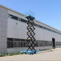 China Electric Scissor Lifts 500kg 6m 8m 10m Hydraulic Aerial Work Platform for sale