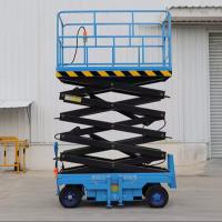 China Electric Scissor Lifts 500kg 6m 8m 10m Hydraulic Aerial Work Platform for sale