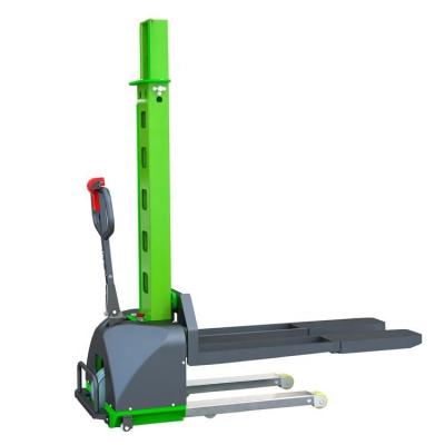 China 1.2m Height Semi Electric Pallet Stacker 500kg Self Loading Electric Stacker for sale