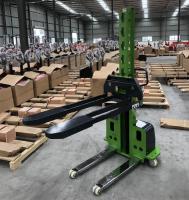 China 1.2m Height Semi Electric Pallet Stacker 500kg Self Loading Electric Stacker for sale