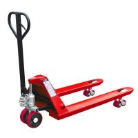 China Orange Manual Forklift 2 Ton Capacity Hydraulic Hand Pallet Truck for sale