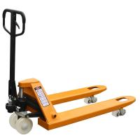 China Orange Manual Forklift 2 Ton Capacity Hydraulic Hand Pallet Truck for sale