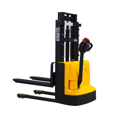 China Yellow Pallet Stacker 1200kg 1500kg Electric Pallet Stacker for sale