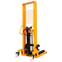 China Manual Forklift Hand Pallet Stacker Easy Operation 2 Ton Hand Forklift for sale