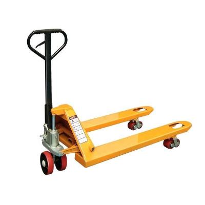 China 2 Ton Load Hydraulic Hand Pallet Truck Forklift Manual Handling Trolley for sale