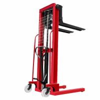 China 1.6m 2t LoadHand Pallet Stacker Manual Forklift For Factory for sale