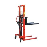 China 1t 2t 3t Manual Stacker Transport Goods Manual Reach Pallet Truck Forklift for sale