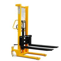 China Manual Pallet Stacker 1.6 - 3m Lifting Height Hand Hydraulic Forklift Pallet Truck for sale