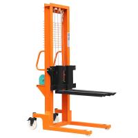 China Manual Pallet Stacker 1.6 - 3m Lifting Height Hand Hydraulic Forklift Pallet Truck for sale