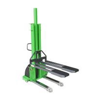 China 0.5t 1.2m Semi Electric Pallet Stacker Automatic Lifting Electric Forklift for sale