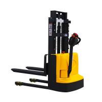 China Electric Stacker Truck Pallet Lift Stacker 1500kg Full Electric Forklift for sale