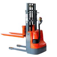 China Electric Stacker Truck Pallet Lift Stacker 1500kg Full Electric Forklift for sale