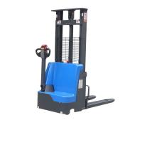 China 1.5 Ton 3 Meter Battery Full Electric Pallet Stacker For Warehouse for sale