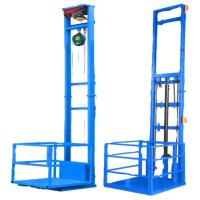 China 500kg Simple Cargo Lift Elevator 3m Home Lift Tables For Goods Person for sale