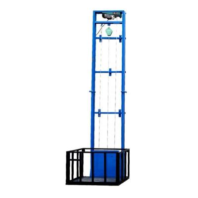 China Small Size Cargo Lift Easy Lifting Equipment Electric Lift Platform 8m 500kg for sale