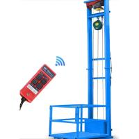 China Small Size Cargo Lift Easy Lifting Equipment Electric Lift Platform 8m 500kg for sale