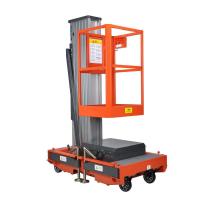 China 4m 6m 8m Electric Hydraulic Mast Lift Aluminium Alloy Lift Platform for sale