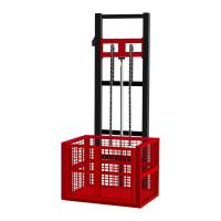 China Warehouse Hydraulic Cargo Lift 1000kg 3m Vertical Freight Elevator for sale