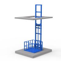 China 1 Ton 5m Hydraulic Cargo Lift Indoor Warehouse Goods Elevator for sale