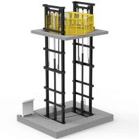China 2 - 5 Tons Double Guide Rail Cargo Lifting Platform Industrial Freight Elevator for sale