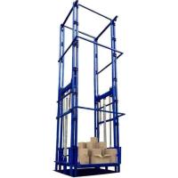 China 2 - 5 Tons Double Guide Rail Cargo Lifting Platform Industrial Freight Elevator for sale