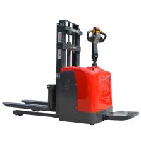 China 1 - 2 Ton Full Electric Stacker Electric Forklift Hydraulic Pallet Stacker for sale