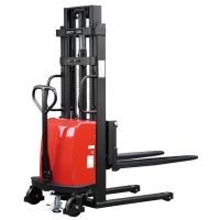 China 1t 1.5t Capacity Hydraulic Stacker Semi Electric Pallet Stacker for sale