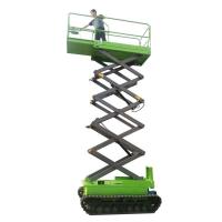 China 2 Ton Electric Lifts Working Platform Self Propelled Scissor Crawler Lift for sale