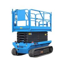 China 2 Ton Electric Lifts Working Platform Self Propelled Scissor Crawler Lift for sale