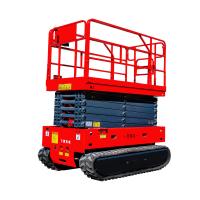 China 2 Ton Electric Lifts Working Platform Self Propelled Scissor Crawler Lift for sale