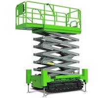 China 8m 10m Self Propelled Hydraulic Scissor Crawler Lift For Aerial Working for sale