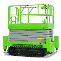 China Mobile Scissor Lift 200kg 320kg 450kg Crawler Electric Lifting Platform for sale