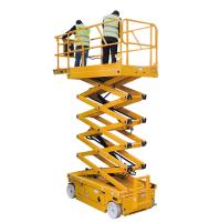 China 6m 8m 10m 12m Self Propelled Hydraulic Scissor Type Mobile Lifting Platform for sale