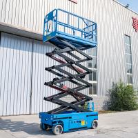 China 230kg 450kg Self Propelled Scissor Lifts Electric Aerial Work Lifting Platform for sale