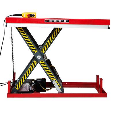 China 2t Small Hydraulic Cargo Lifting Equipment Electric Scissor Lift Table for sale