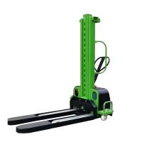 China 0.5t 1t 1.5t Portable Cargo Load Unload Self Lifting Electric Stacker for sale