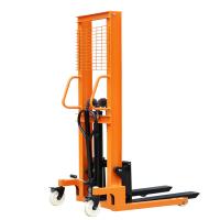 China Hand Stacker 1000kg Load Mini Manual Lift Pallet Stacker for sale