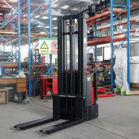 China Electric Pallet Stacker Self Loading Stacker Forklift 1.5ton 2ton for sale