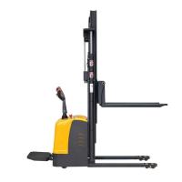 China Full Electric Pallet Truck Stacker Forklift 1ton 2t Self Lift Electric Stacker for sale