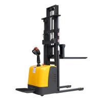 China Full Electric Pallet Truck Stacker Forklift 1ton 2t Self Lift Electric Stacker for sale