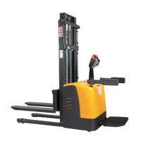 China Full Electric Pallet Truck Stacker Forklift 1ton 2t Self Lift Electric Stacker for sale