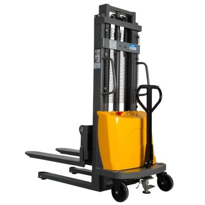China Transport Equipment 1 Ton Electric Pallet Stacker 1.5m Semi Electric Stacker for sale