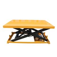 China 1 Ton 3m Small Lift Tables Hydraulic Electric Warehouse Cargo Scissor Lift for sale