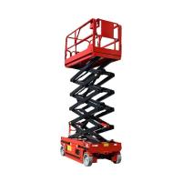 China Electric Hydraulic 8m 10m Self Propelled Scissor Lift Platform For Aerial Work for sale