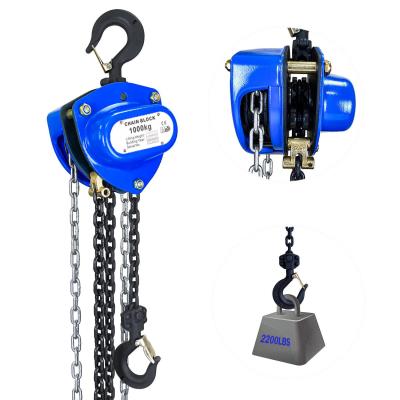 China 2t Hoist Manual Lifting Chain Hoist Hand Chain Hoist With Hook for sale