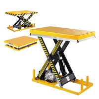 China Electric Hydraulic Stationary Scissor Lift 2 - 4 Ton Small Lifting Table for sale