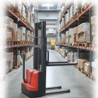 China Electric Pallet Stacker 1 Ton 3.5m Self Loading Lifting Stacker Pallet Truck for sale